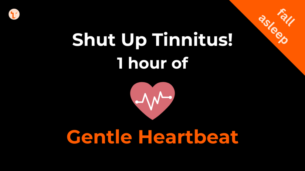 🧡 Gentle Heartbeat Sound | 1-Hour Rhythmic Beat for Tinnitus Relief ...
