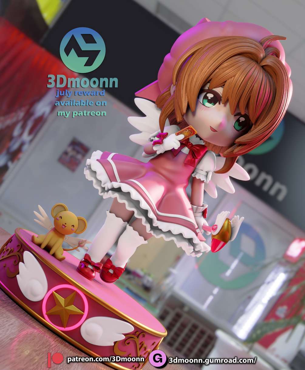 sakura card captors chibi stl