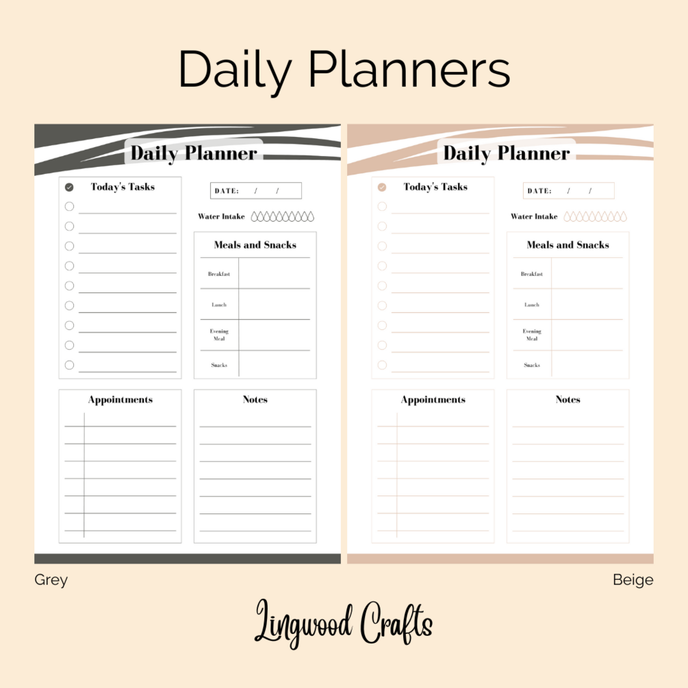 Printable Daily Schedule / To Do List / Daily To Do Planner / PDF ...