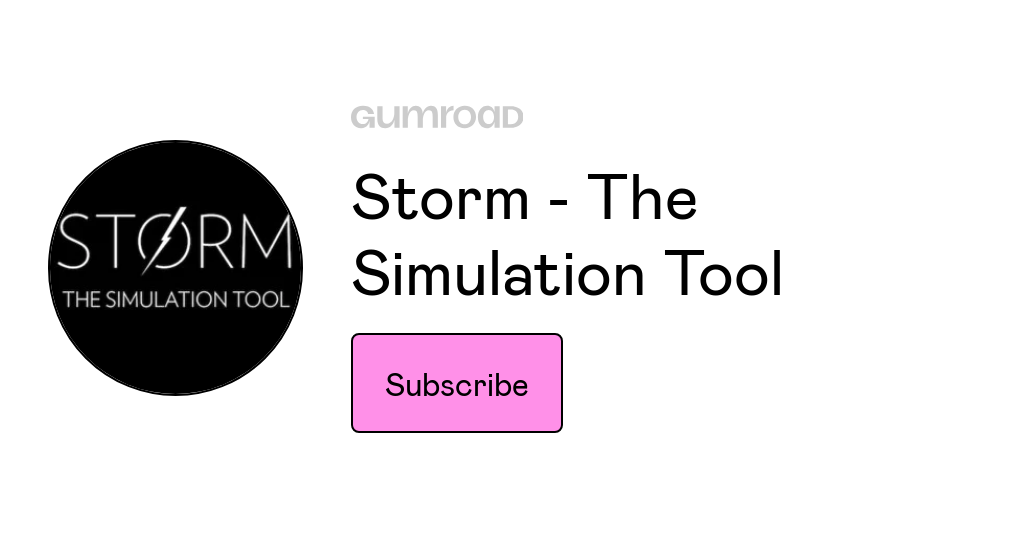 Storm - The Simulation Tool