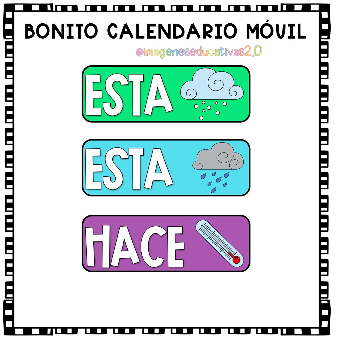 FANTÁSTICO CALENDARIO MOVIL PARA DECORAR TU CLASE - TIENDA ORIENTACIÓN ...