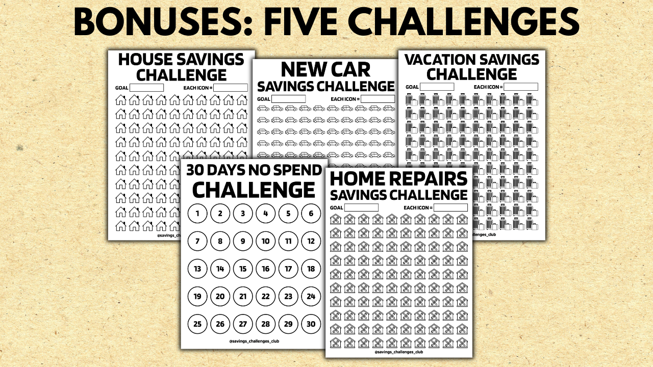 Savings Challenge Mega Bundle