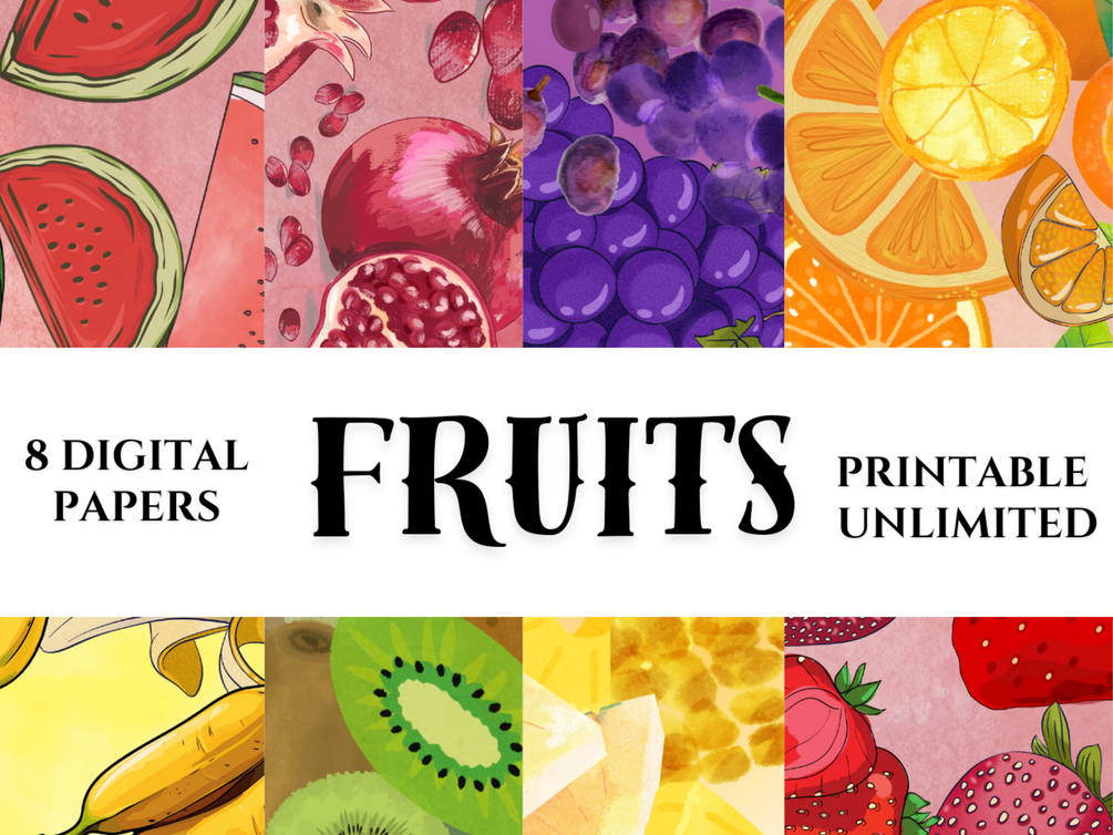 9 FRUITS SEAMLESS TEMPLATE