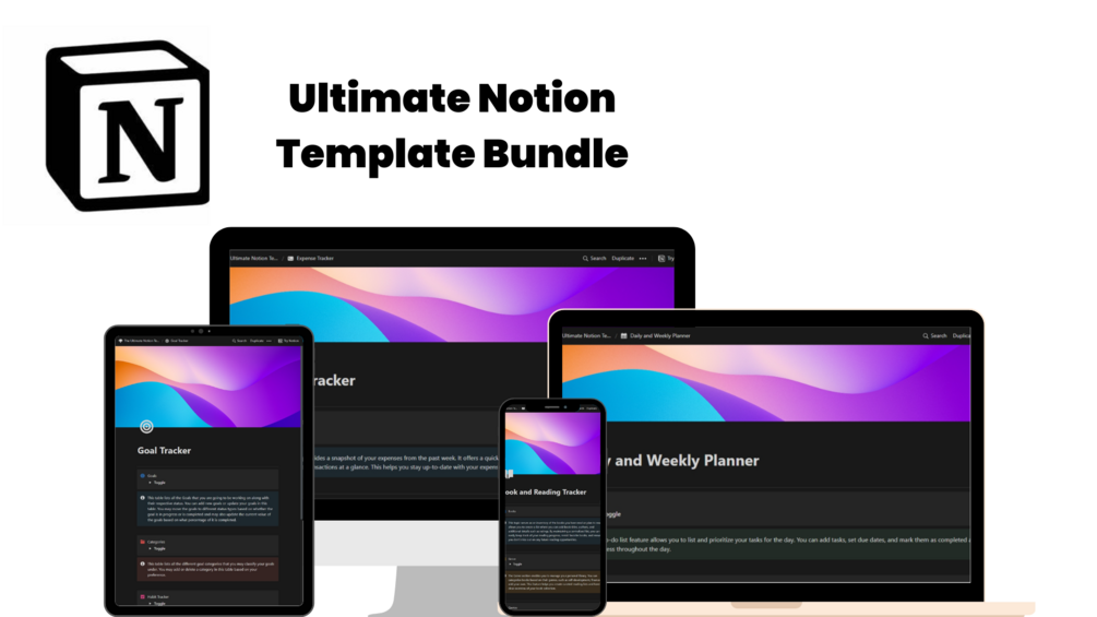 Ultimate Notion Productivity Template