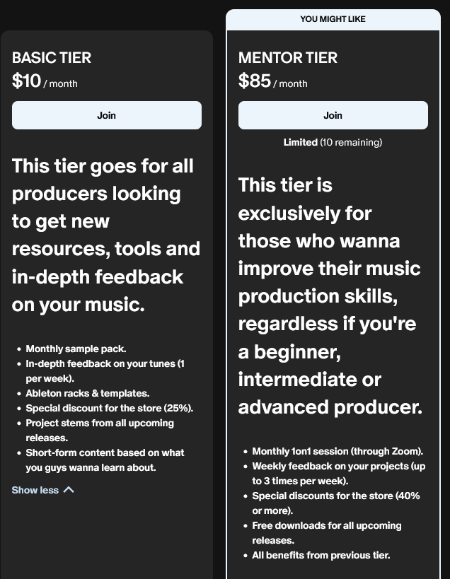 TRVCY 2025 PATREON - TRVCY