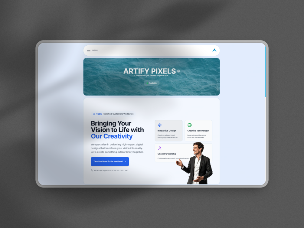 Custom Hand-Coded Website for Your Business + 6 Months Free Hosting