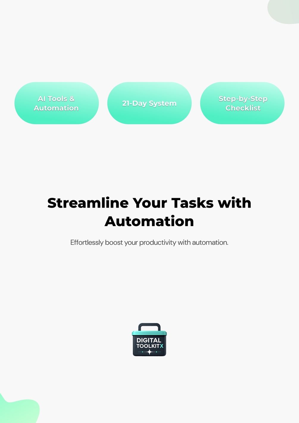 Streamline Your Tasks with Automation – 21-Day Productivity Toolkit