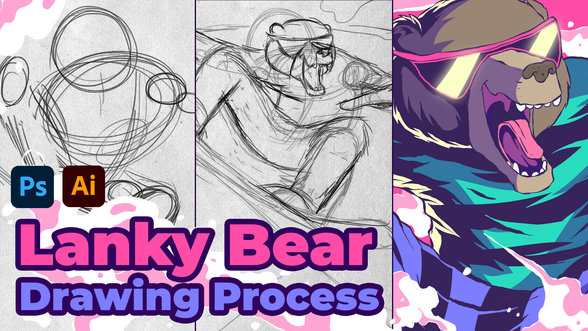 [New YouTube Video] Lanky Bear Character Design - Fernando Nunes