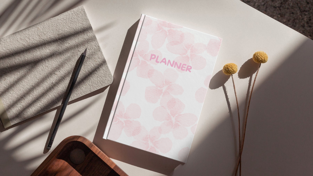Pink Blossom Daily Planner
