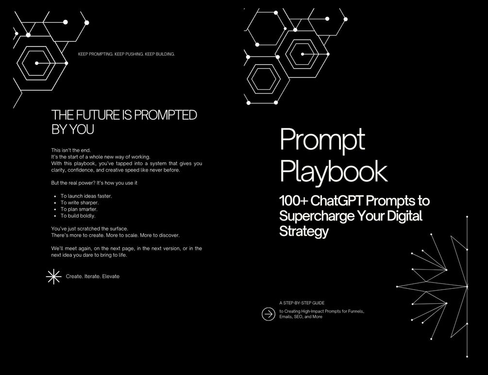 The Prompt Playbook - 100+ ChatGPT Prompts to supercharge your Digital Strategy