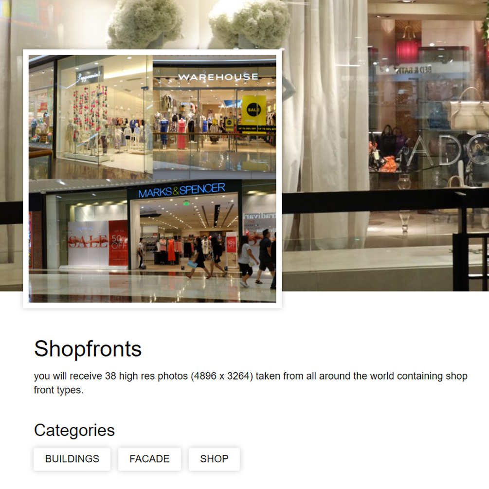 Photopacks - Shop Fronts Pack 01