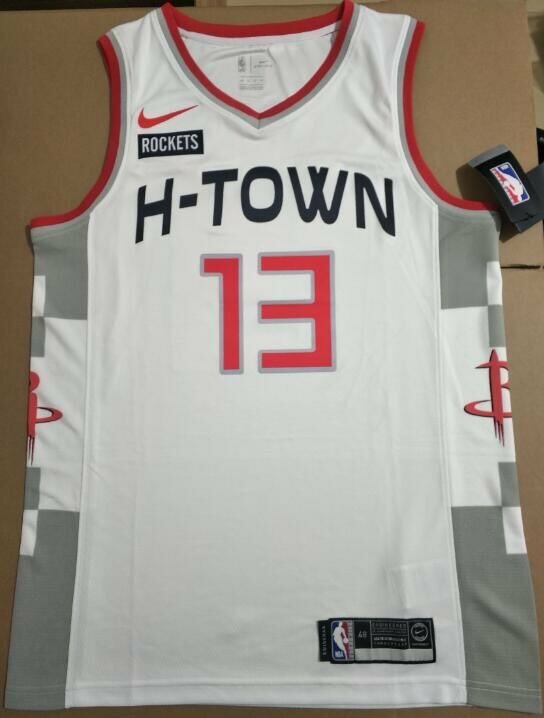James Harden Houston Rockets "NASA" White Jersey