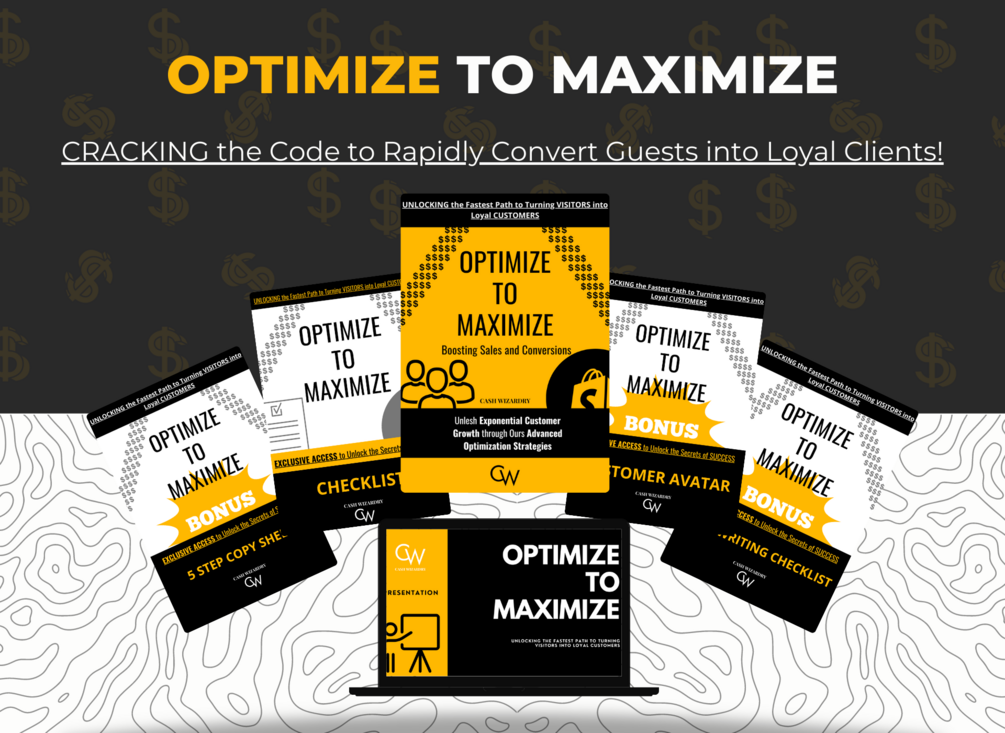 OPTIMIZE TO MAXIMIZE Bundle: Dropshipping