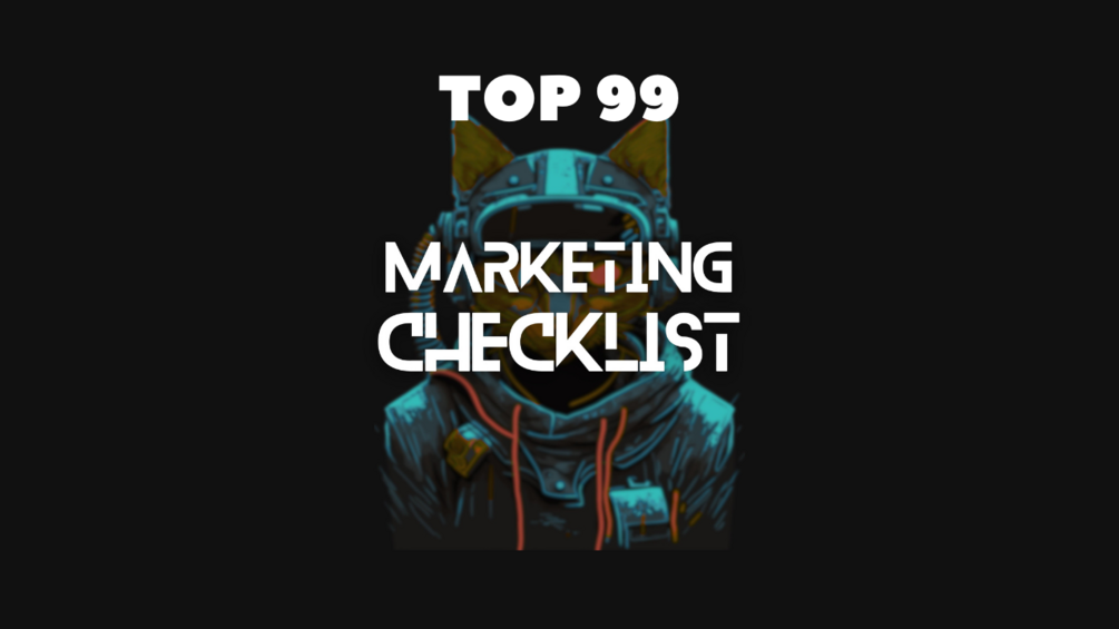 99 Point Marketing Checklist