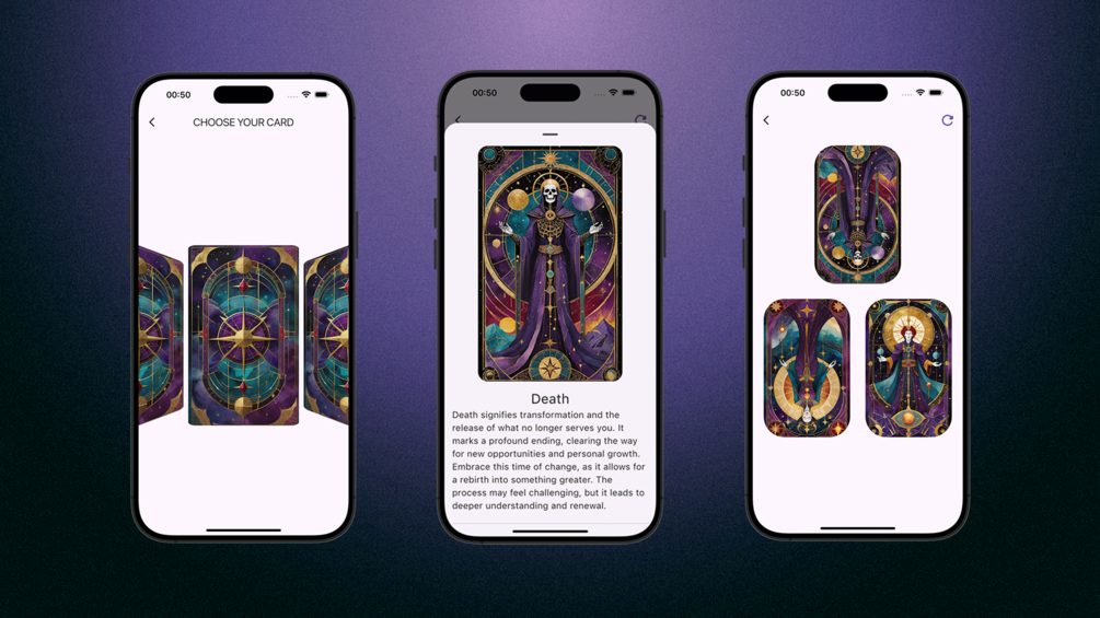 TAROT Flutter mobile app template