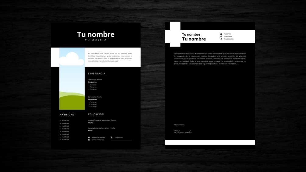 Curriculum Vitae / Estilo singular / Carta de presentación / Paginas de ...