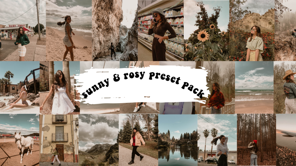 rosy & sunny preset pack