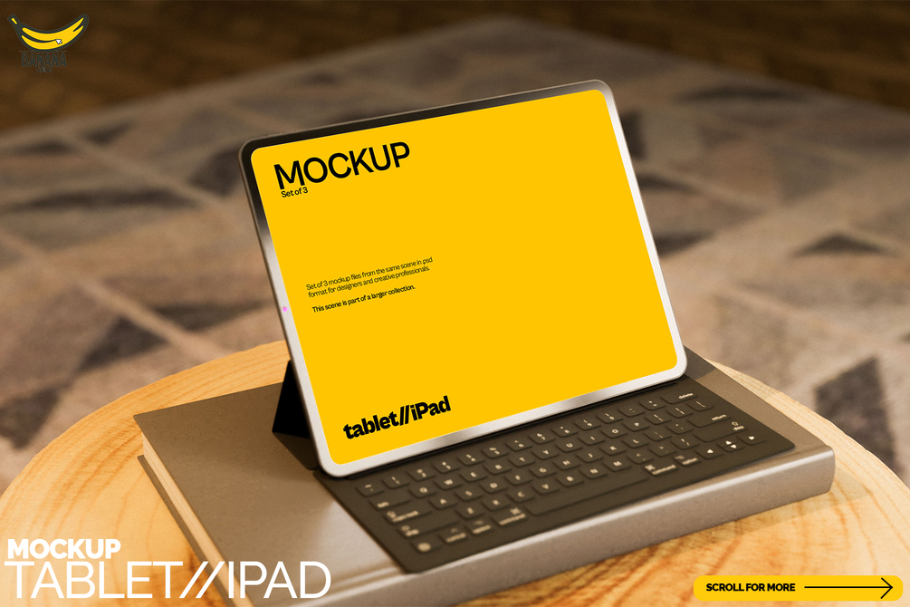 iPad Screen Mockup Bundle from the Verdant Collection