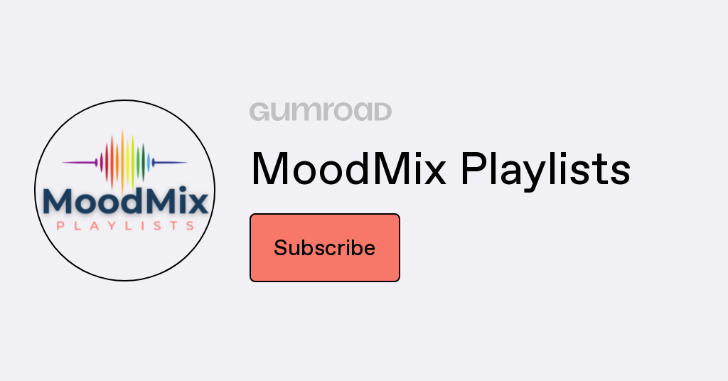 MoodMix Playlists