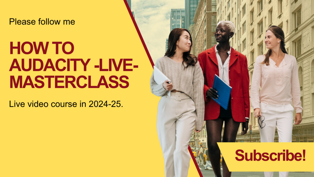 Audacity Live Masterclass 2024-25: Elevate Your Potential 🚀