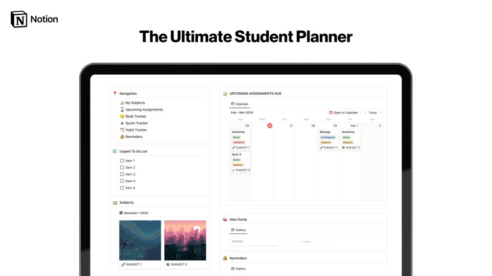 The Ultimate Student Planner