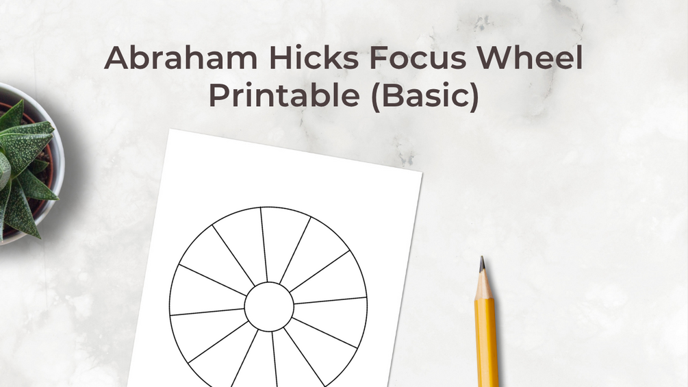 Free Printable Focus Wheel Template + Guide