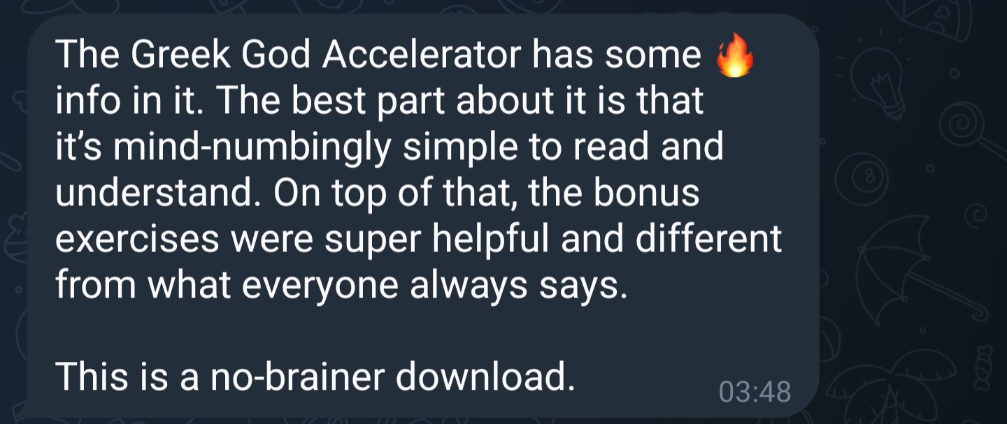 Greek God Physique Accelerator