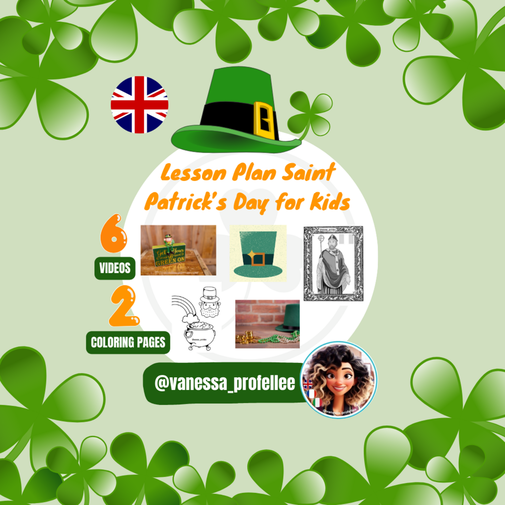 Lesson Plan Saint Patrick's Day for Kids 🇬🇧