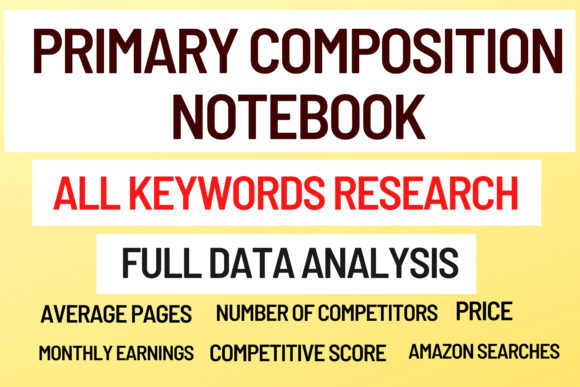 Primary Composition Notebook Keywords