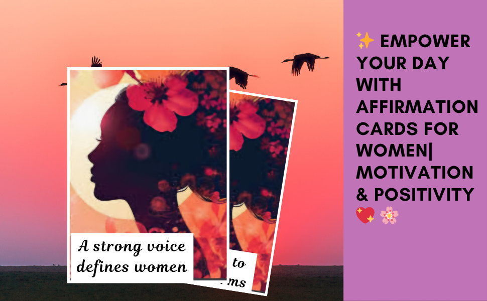 Empowering Affirmation Cards for Women | Motivational Quotes | Self ...