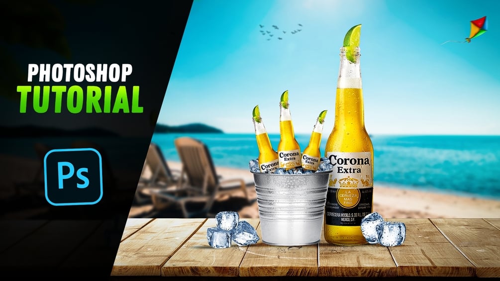 Corona Beer Advertising Post | Photoshop