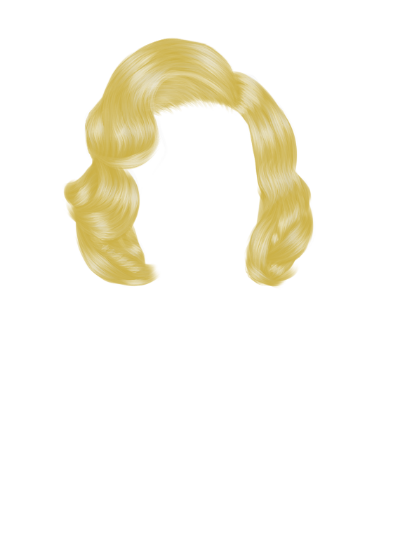 Black Imvu wig. And available in the color blonde