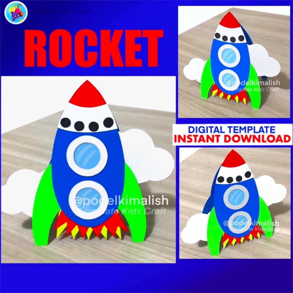 Rocket Crafts Outer Space Project Transport Theme Craft Shuttle Solar ...