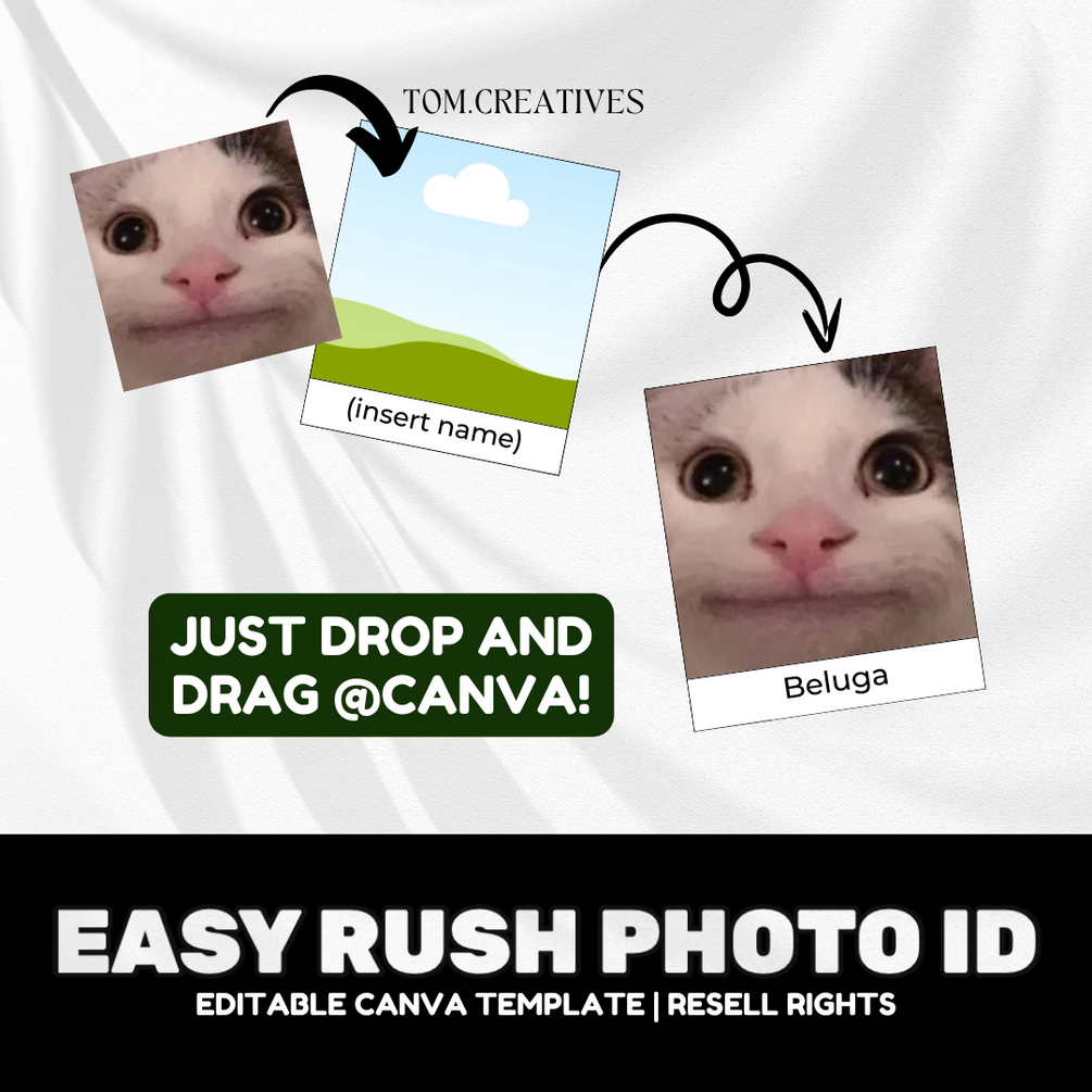 Easy Rush Photo ID | Drag and Drop at Canva
