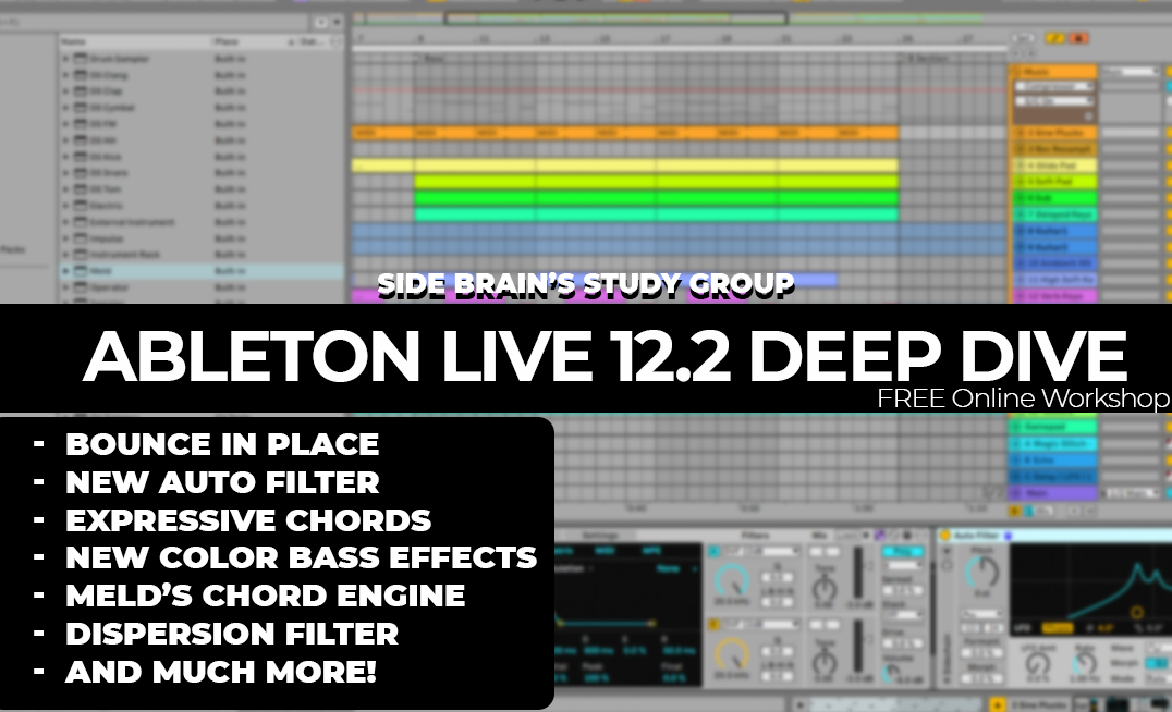 FREE Ableton Live 12.2 Deep Dive Workshop This Sunday - March 30th! + The Neptunes Style Drum ...