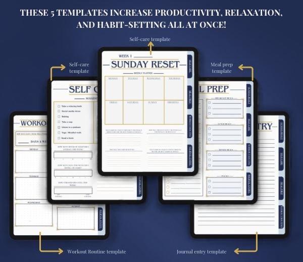 Sunday Digital Planner + Journal