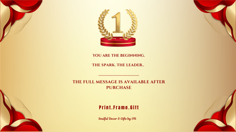 Soul Message – Number 1 Luxury Edition