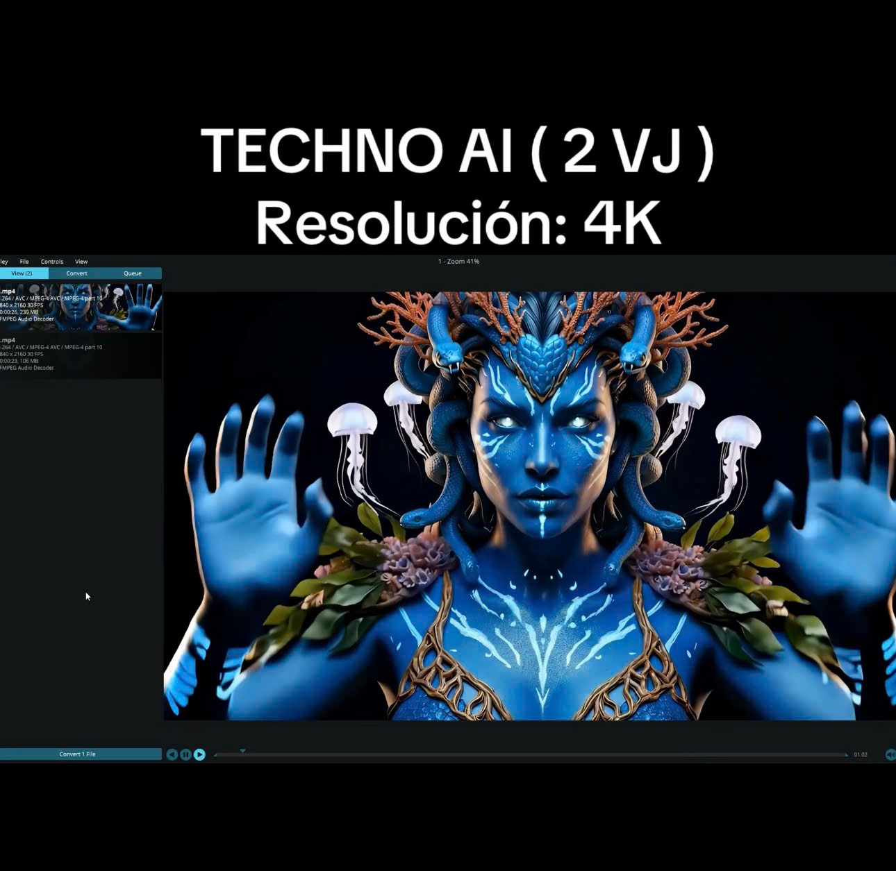 TECHNO AI 4K ( 2VJ )