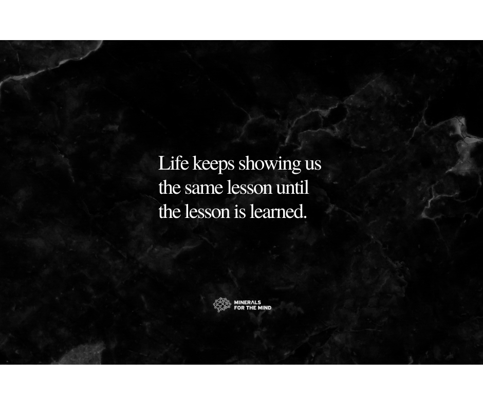 Until the lesson is learned.