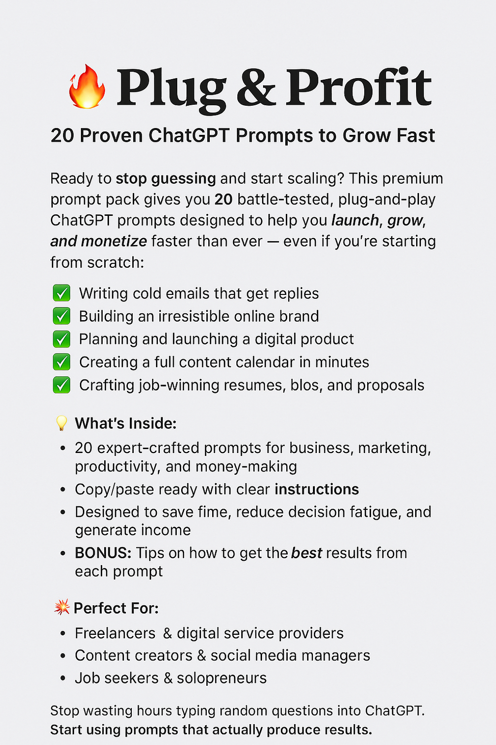 20 ChatGPT Power Prompts to Launch Your Online Empire