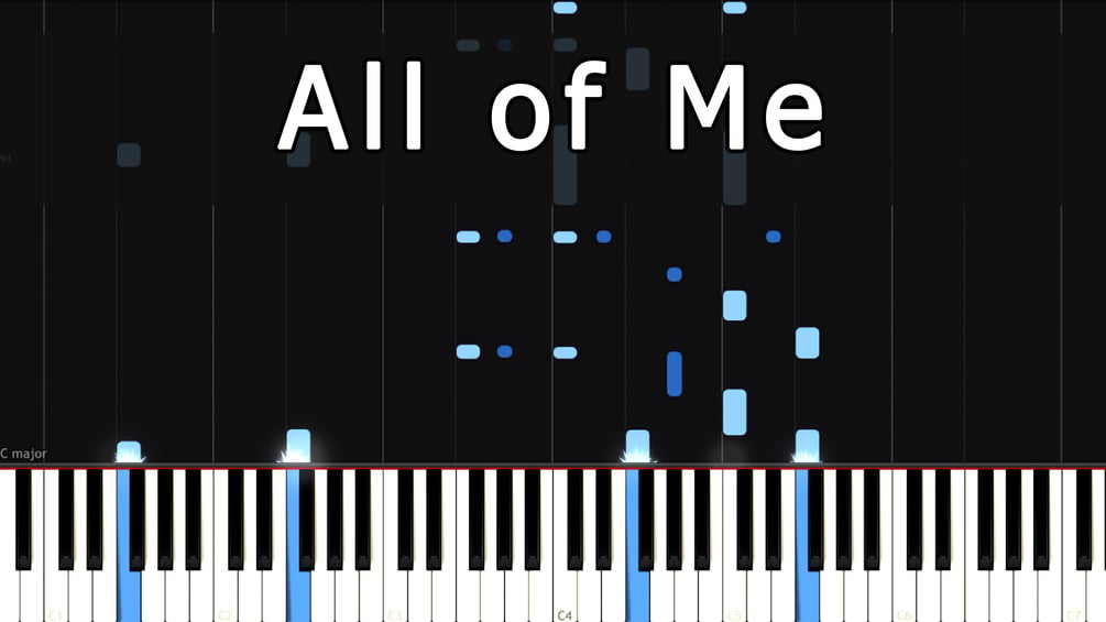 John Legend - All of Me (MIDI & Synthesia)