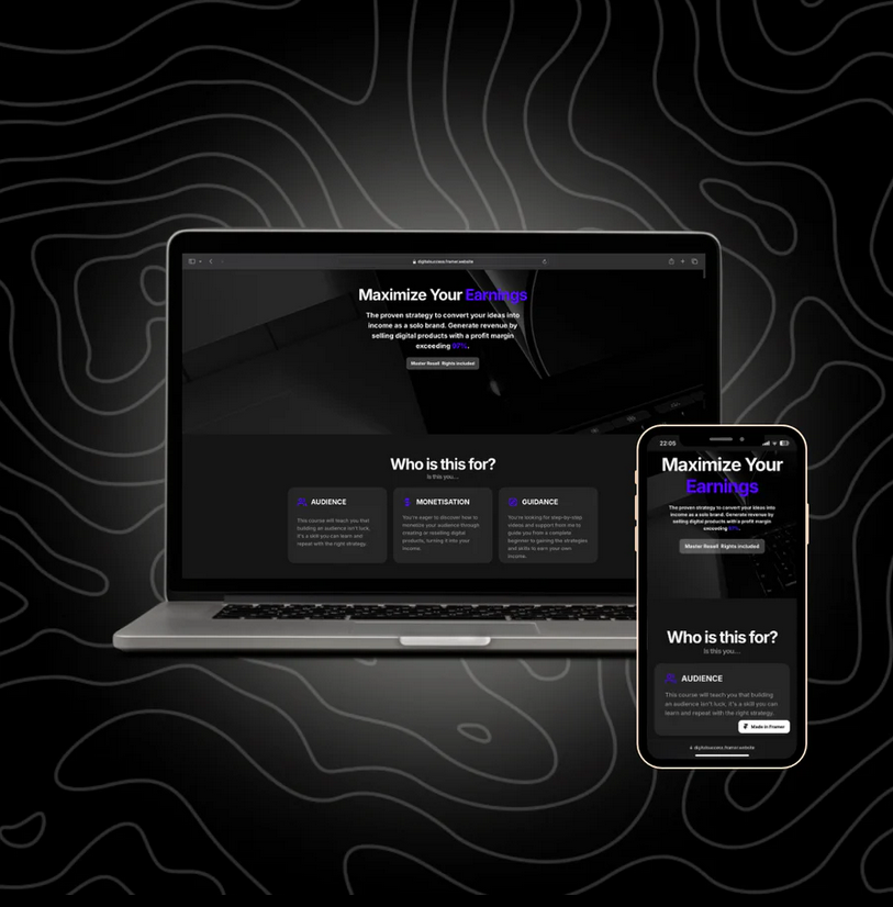 Pre-Built-Store (Framer)