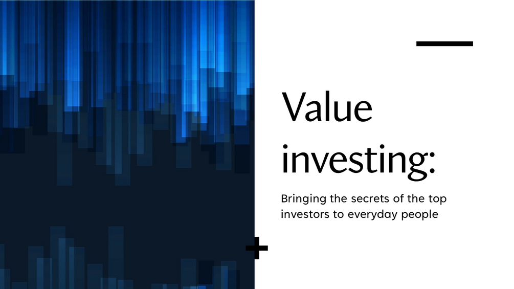 Value investing course: Bringing the secrets of the top investors to ...