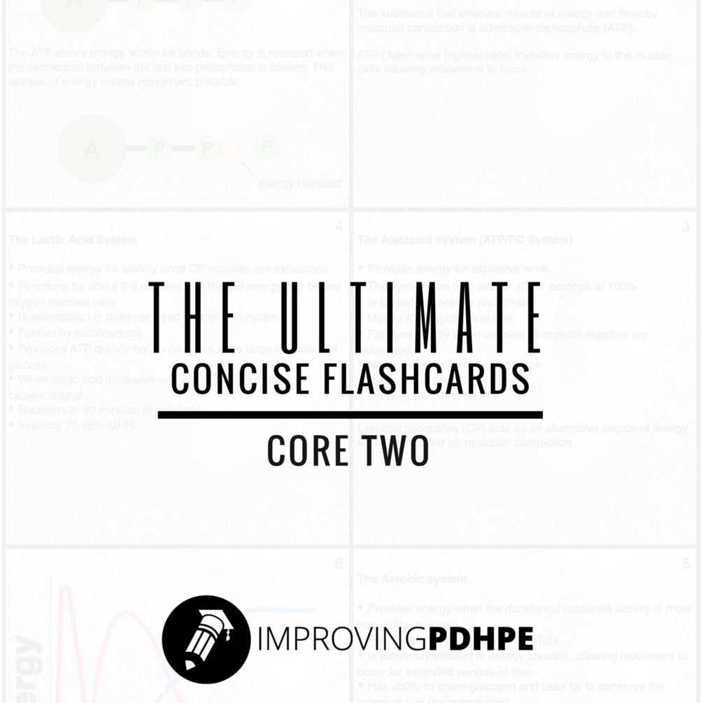 CORE TWO The Ultimate Concise Flashcards printable pdf