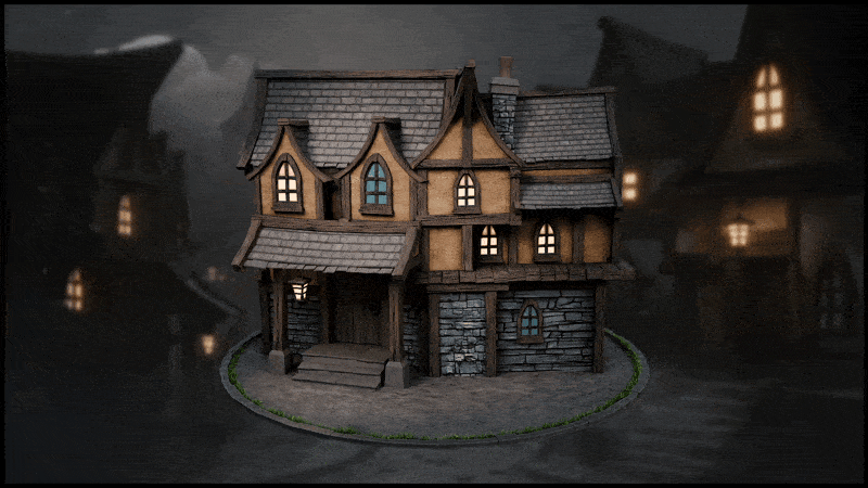 Stylized Haunted Street Environment: Blender to Unreal Engine 5