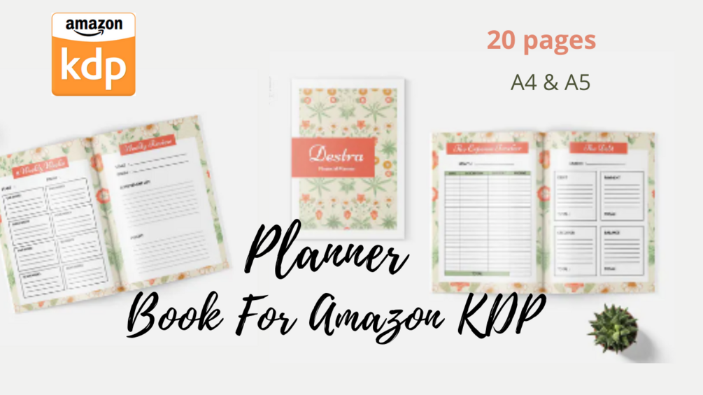 Planner Book Template For Amazon KDP