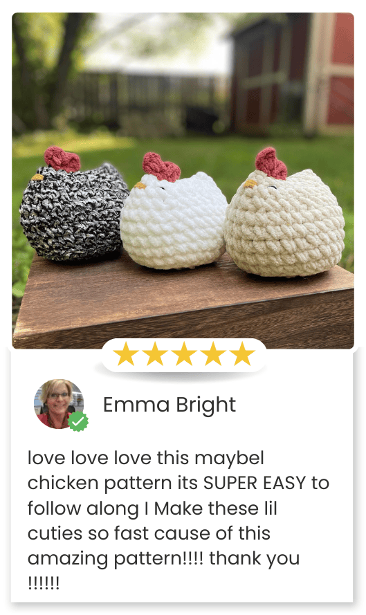 Mabel Chicken - Crochet Pattern