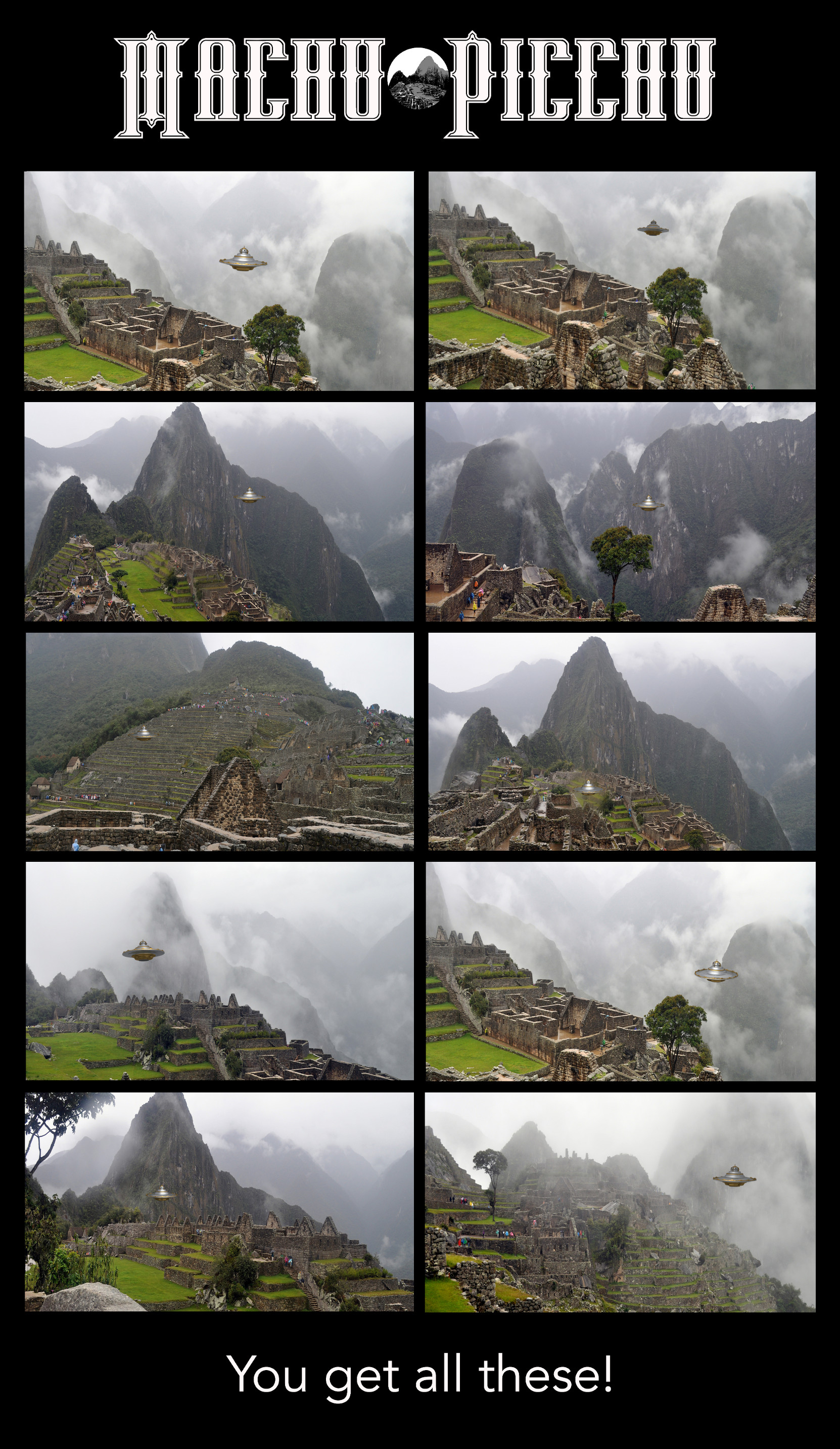 Machu Picchu Billy Maier Beamship UFO Flying Saucer CGI Lightwave 3D ...