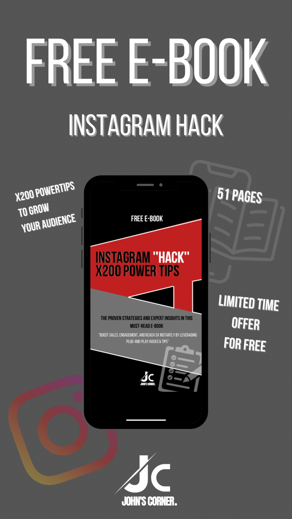 Instagram “HACK” x200 Power Tips