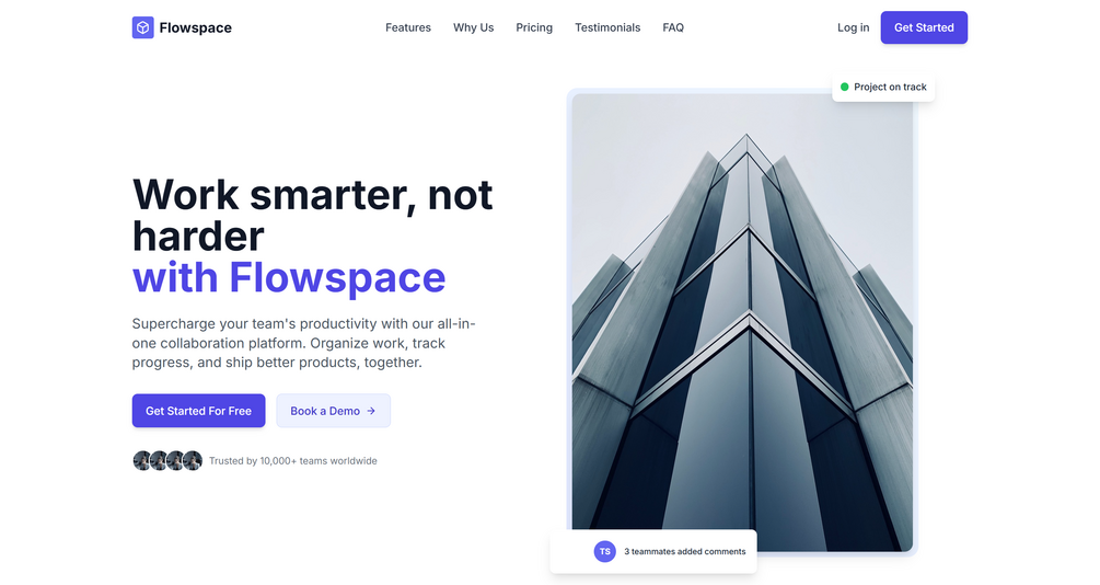 Modern SaaS Project Website